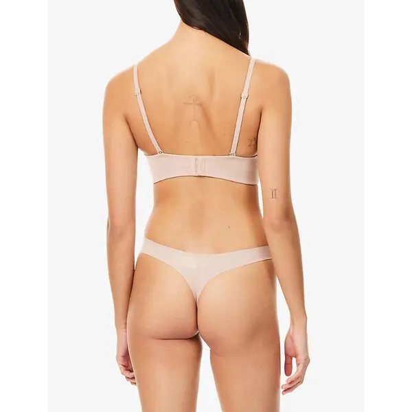Calvin Klein Perfectly Fit Push-up Strapless Stretch-woven Bra