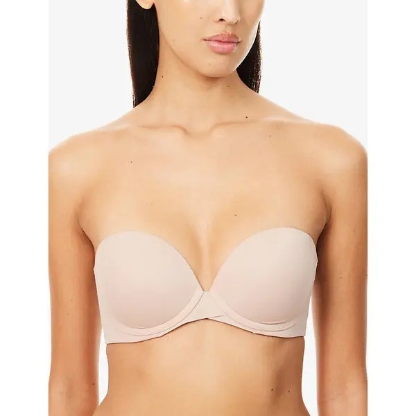 Calvin Klein Perfectly Fit Push-up Strapless Stretch-woven Bra