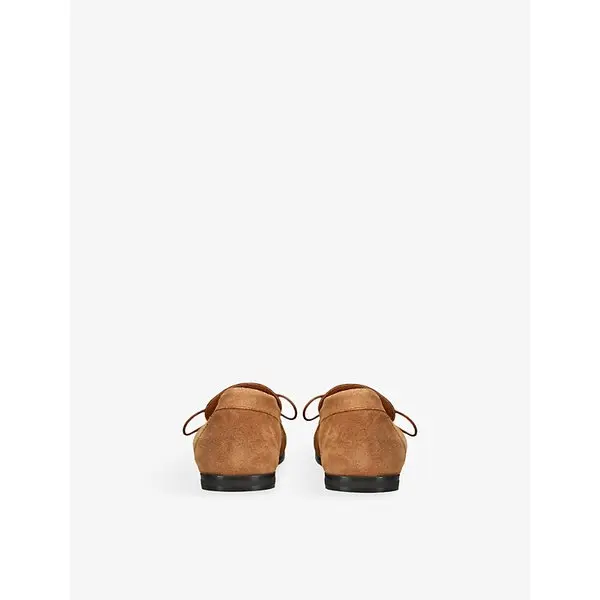 Steve Madden Yaira Tassel Suede Loafers - Tan