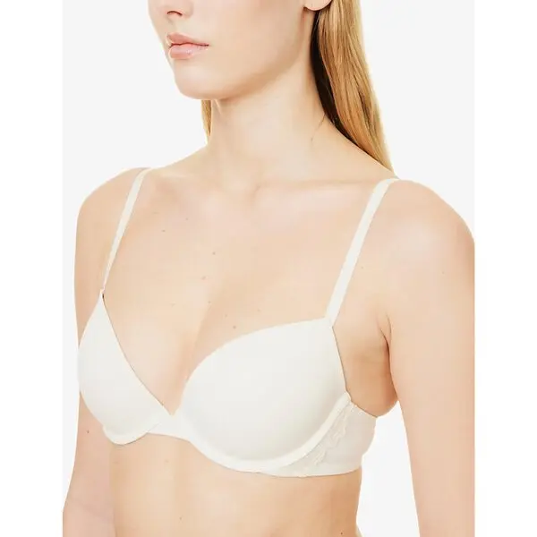 Calvin Klein Atttraction Push-up Plunge Stretch-woven Bra
