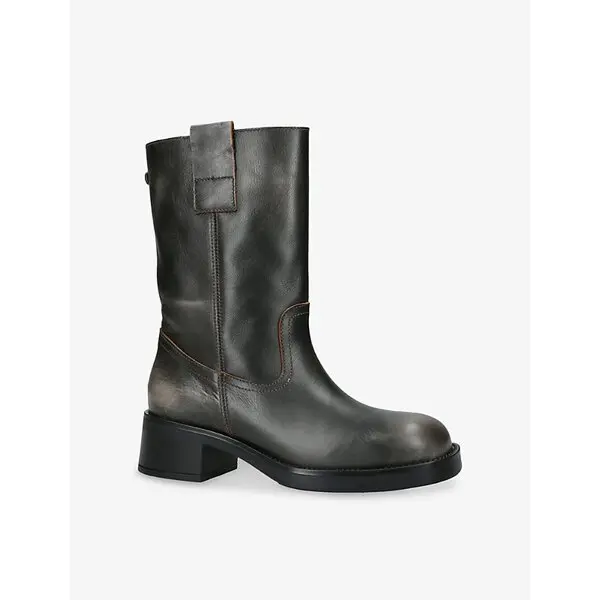 Steve Madden Benedict Leather Heeled Boots