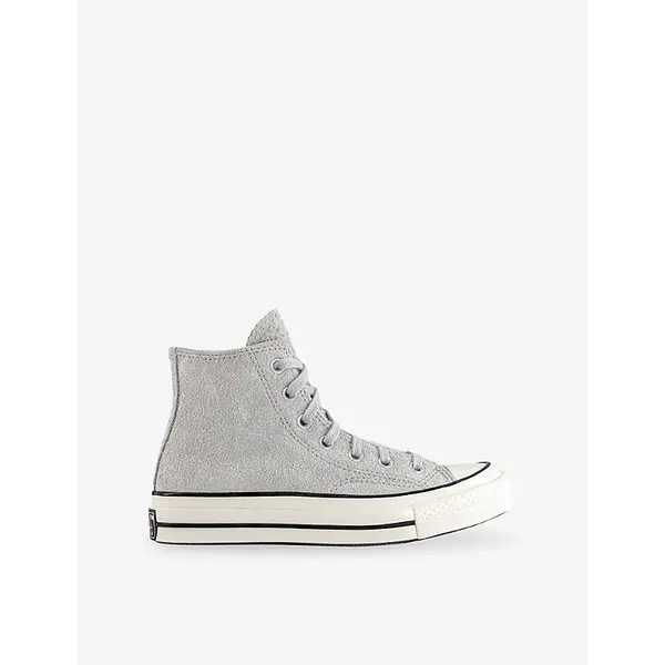 CONVERSE Chuck 70 Suede High Top Trainers - Barely Grey