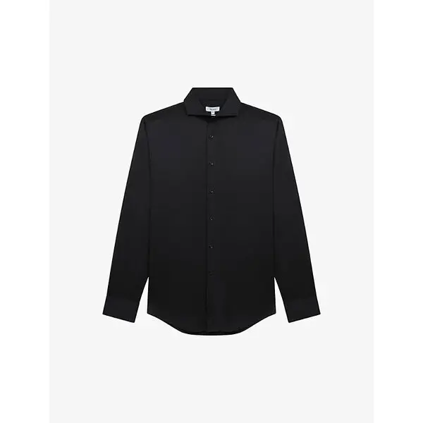 REISS Storm Slim-fit Cotton-twill Shirt