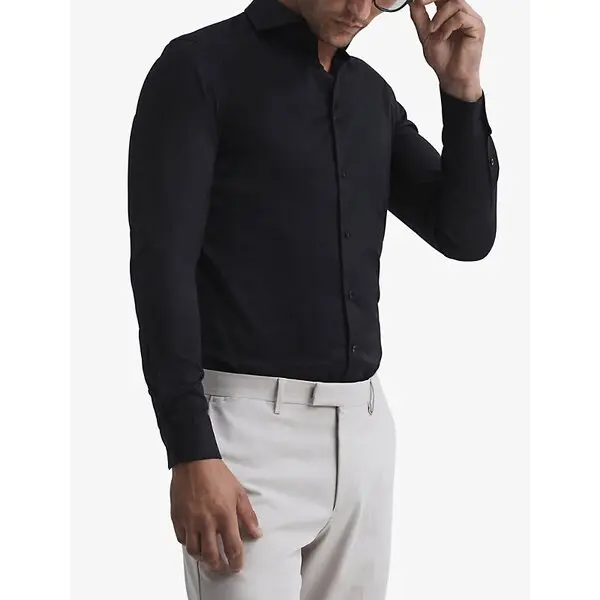 REISS Storm Slim-fit Cotton-twill Shirt