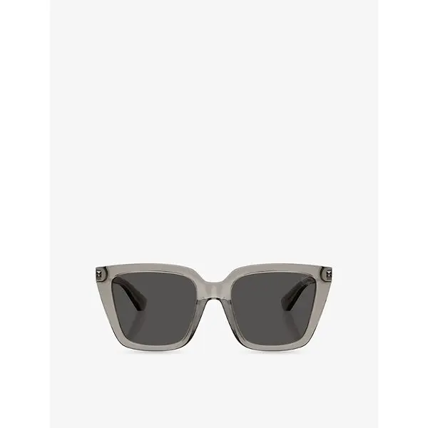 Burberry Be4473u Square-frame Acetate Sunglasses - Grey