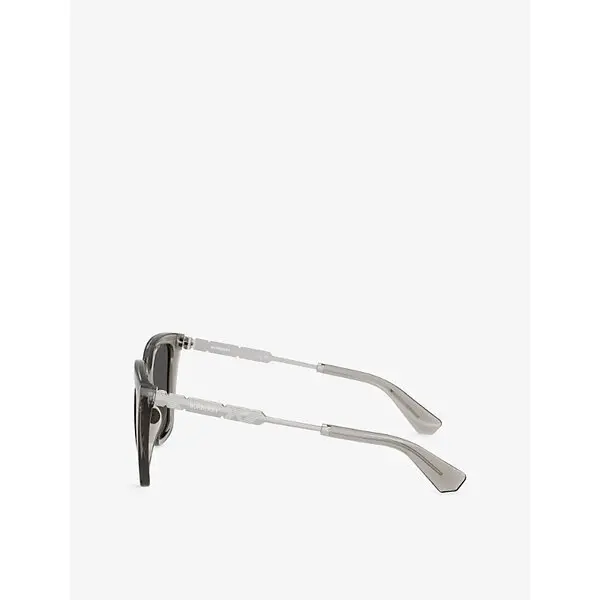 Burberry Be4473u Square-frame Acetate Sunglasses - Grey