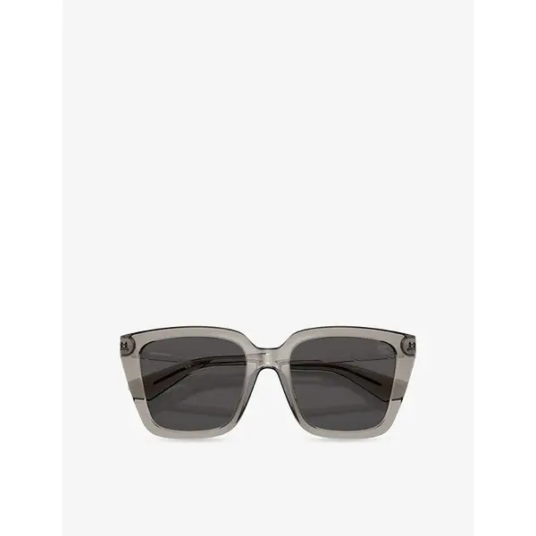 Burberry Be4473u Square-frame Acetate Sunglasses - Grey