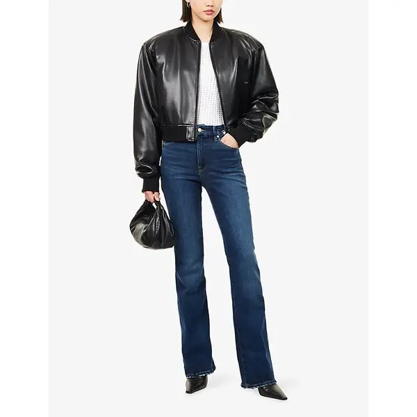 Good American Stretch-denim Bootcut Jeans