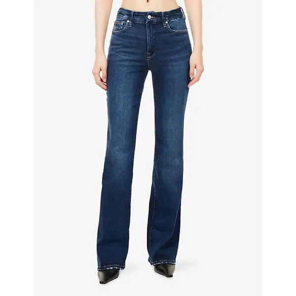 Good American Stretch-denim Bootcut Jeans