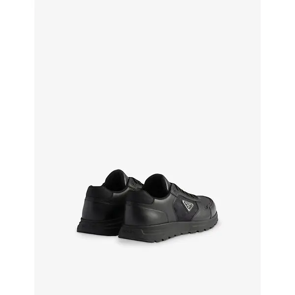 Prada Prax 2.0 Re-nylon Shell And Leather Trainers - Black