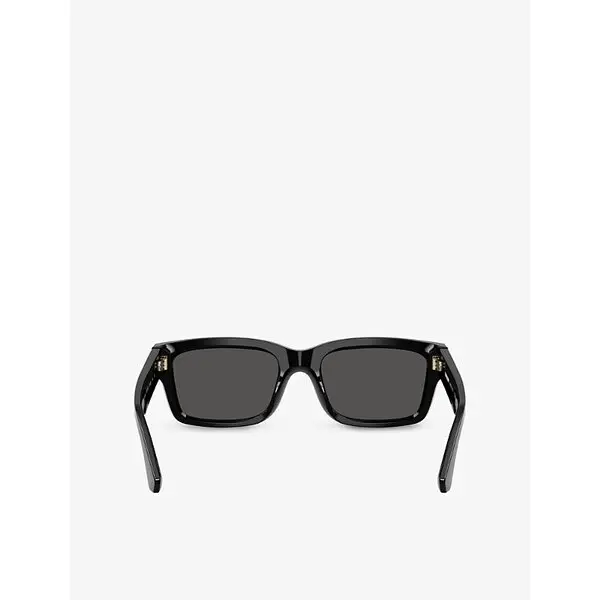 Burberry Be4443 Rectangle-frame Acetate Sunglasses