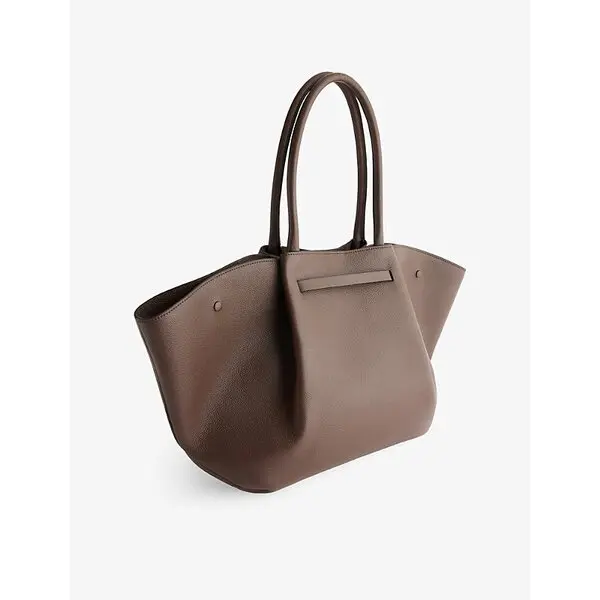 DEMELLIER The New York Leather Tote Bag - Mocha