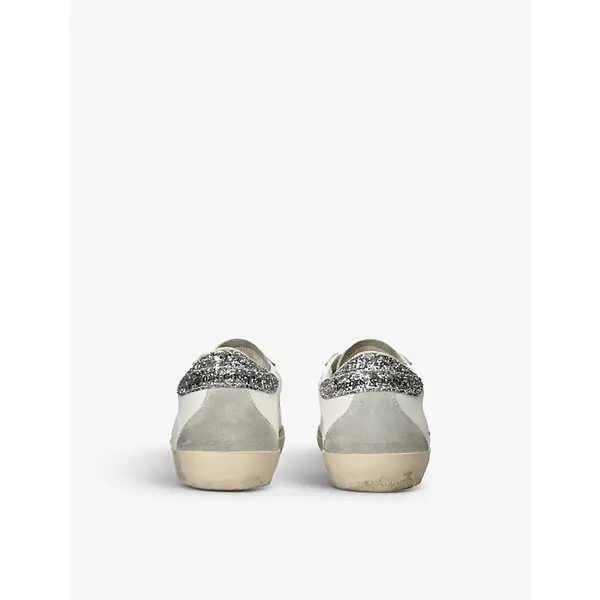 GOLDEN GOOSE Super Star Suede-star Leather Trainers