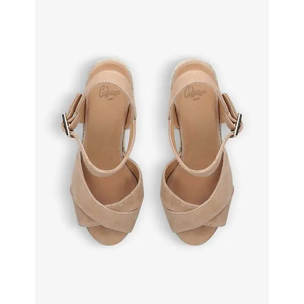 CastaÑer Blaudell Suede Wedge Espadrilles