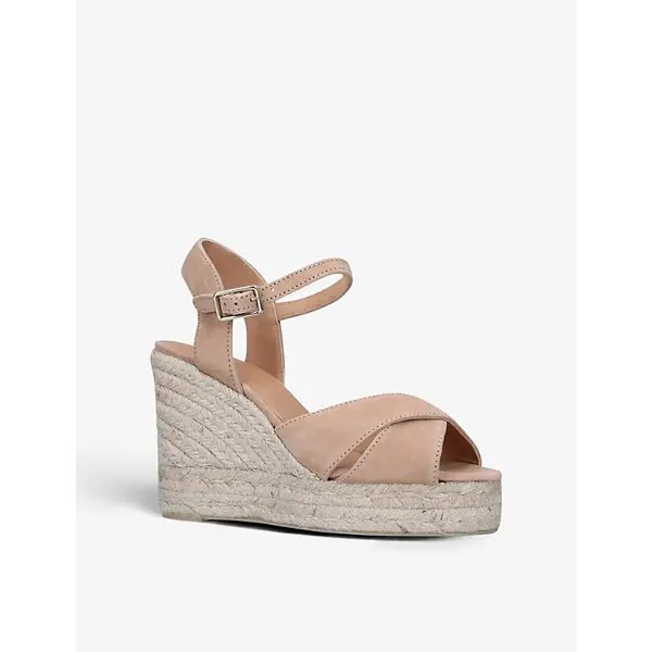CastaÑer Blaudell Suede Wedge Espadrilles