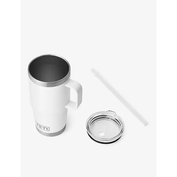 YETI Rambler 25 0z Stainless-steel Straw Mug 710ml - White