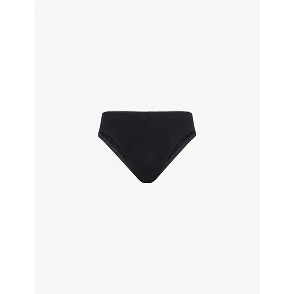 Hanro Basic Slim-fit Cotton Briefs - Black