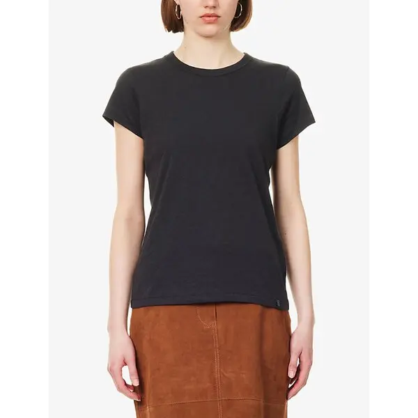 Rag & Bone Cotton-jersey T-shirt - Black