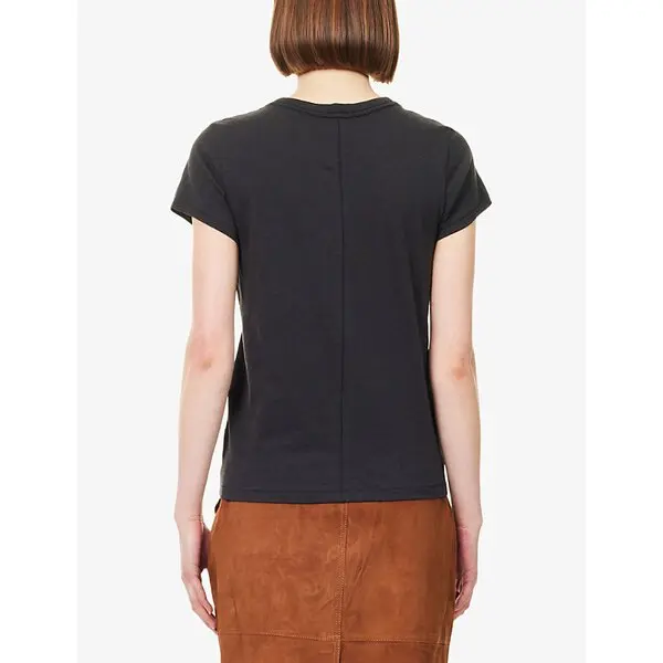 Rag & Bone Cotton-jersey T-shirt - Black