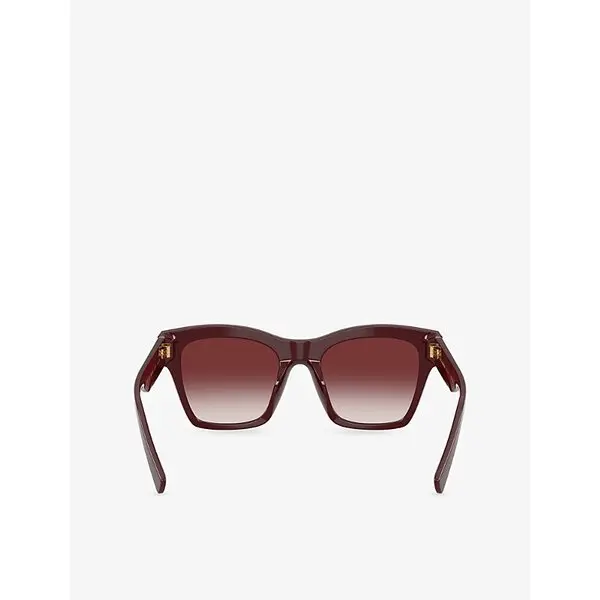 Dolce & Gabbana Dg4512 Square Frame Acetate Sunglasses - Red