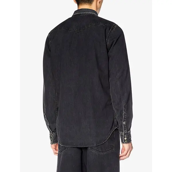 DIESEL® Vega Patch-pocket Regular-fit Denim Overshirt