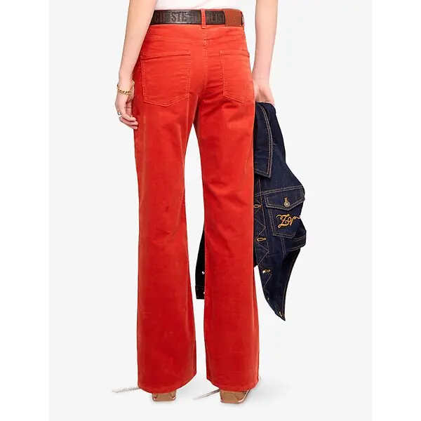 Zadig&Voltaire Evy Straight-leg Corduroy Jeans