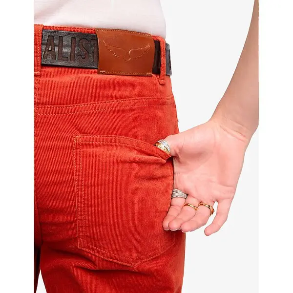 Zadig&Voltaire Evy Straight-leg Corduroy Jeans