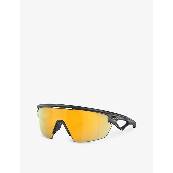 Oakley Wrap-around Acetate Sunglasses - Grey