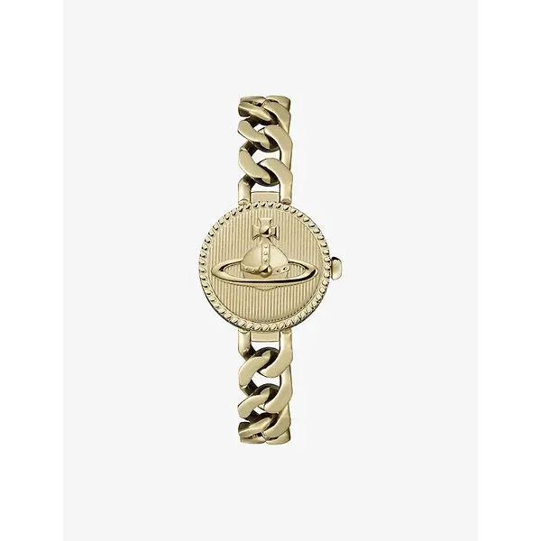 VIVIENNE WESTWOOD Orb Button Stainless Steel Watch - Gold