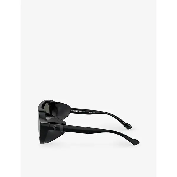 FERRARI Pilot Frame Sunglasses With Logo Branding