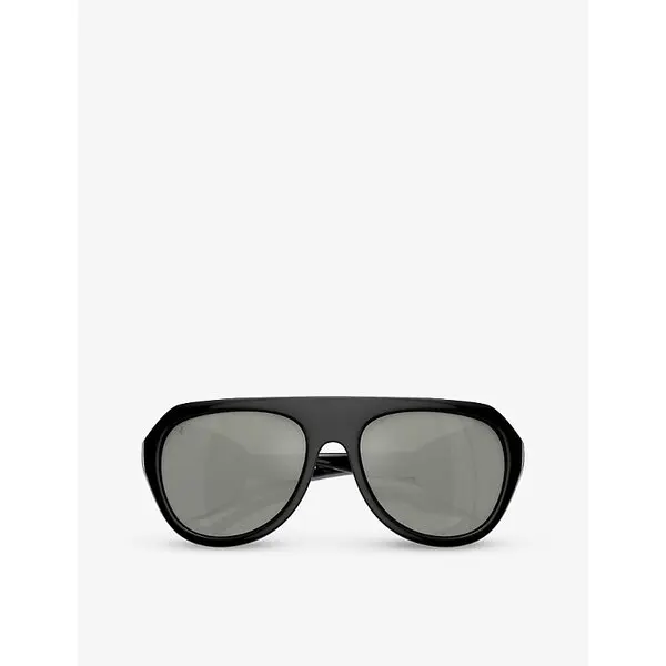 FERRARI Pilot Frame Sunglasses With Logo Branding