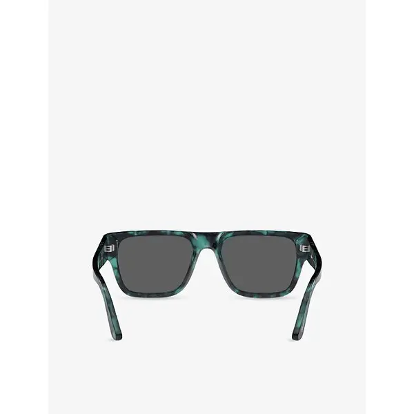 Persol Rectangle-frame Acetate Sunglasses - Blue