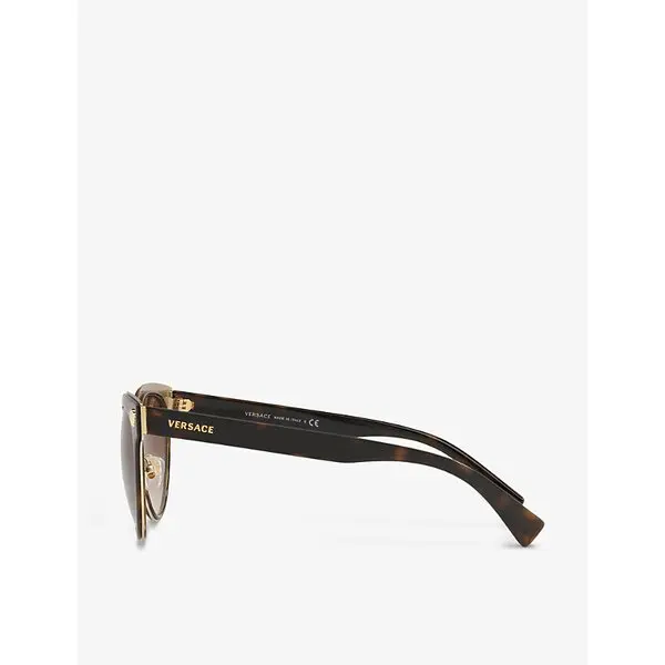 Versace Phantos-frame Metal Sunglasses