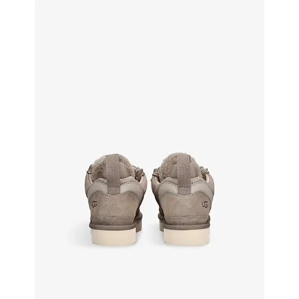 UGG Lowmel Suede And Mesh Low-top Trainers - Grey/m.cmb