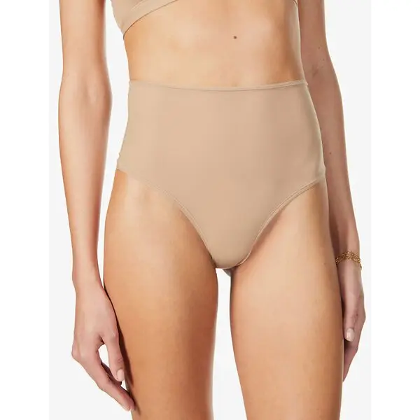 SKIMS Fits Everybody High-rise Stretch-jersey Thong - Sienna