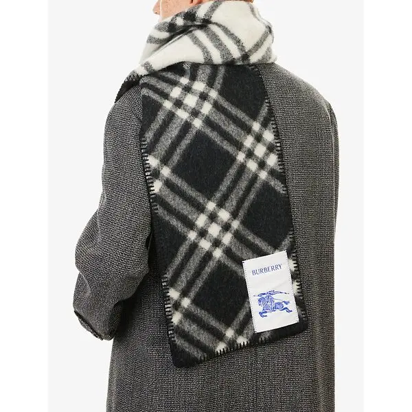 Burberry Check Wool Scarf
