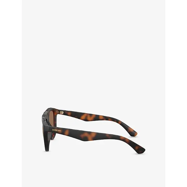 Burberry Be4459u Square-frame Sunglasses - Brown