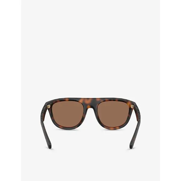 Burberry Be4459u Square-frame Sunglasses - Brown