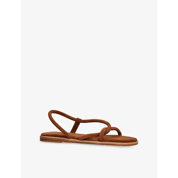 ANCIENT GREEK SANDALS Bomba Suede Flat Sandals