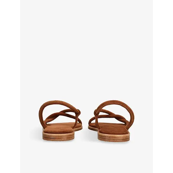 ANCIENT GREEK SANDALS Bomba Suede Flat Sandals