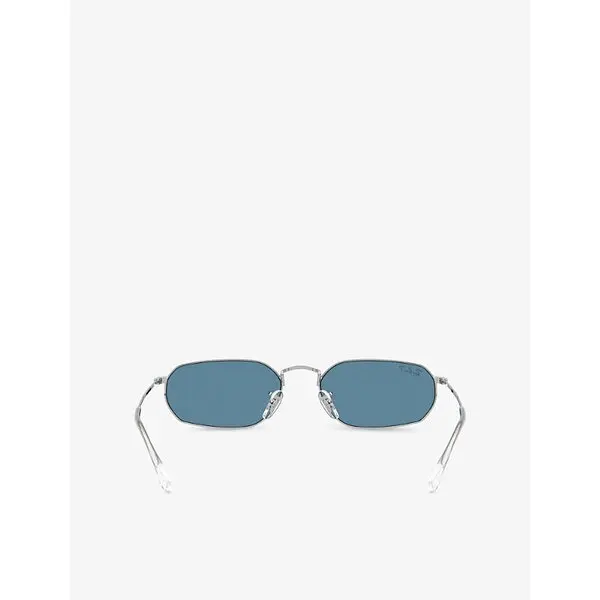 Ray-ban Irregular Metal Sunglasses - Silver