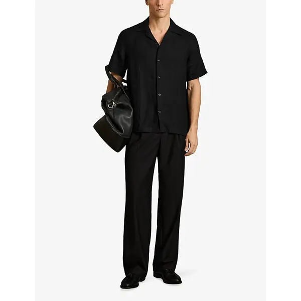 REISS Beldi Oversized-fit Linen Shirt