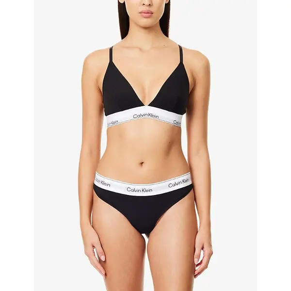 Calvin Klein Icon Cotton-modal Jersey Thong