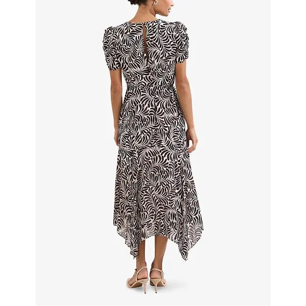 PHASE EIGHT Verity Shimmer Woven Midi Dress