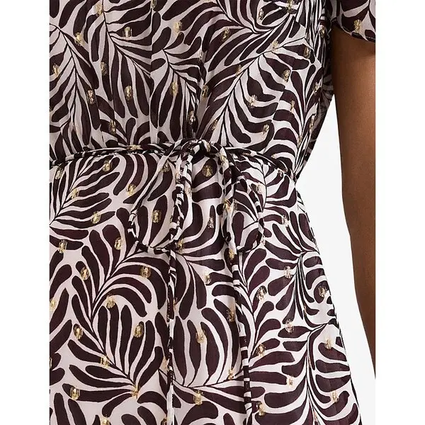 PHASE EIGHT Verity Shimmer Woven Midi Dress