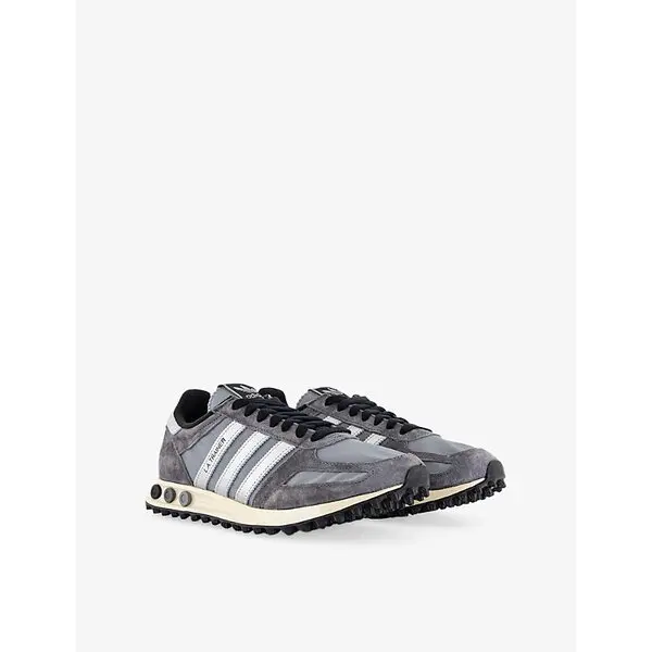 Adidas La Trainer Og Mesh And Suede Trainers