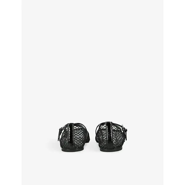 Steve Madden Mags Mesh Mary Janes - Black