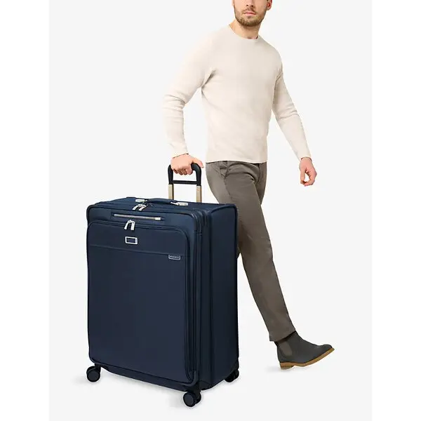 Briggs & Riley Baseline Extra Large Expandable Spinner Suitcase - Navy