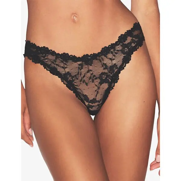 SKIMS Dipped Stretch-lace Thong