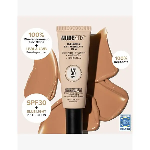 NUDESTIX Screen Daily Mineral Veil Spf30 50ml - Tan